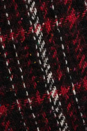 Marni Checked Wool-blend Tweed Skirt