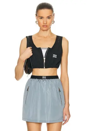 Miu Miu Cropped Tank Top