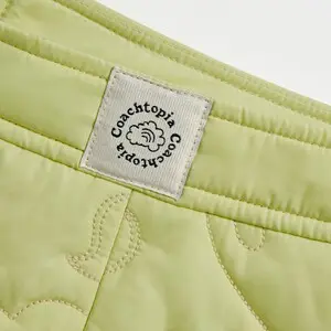COACHTOPIA Loop Quilted Heart Mini Skirt - Pale Lime