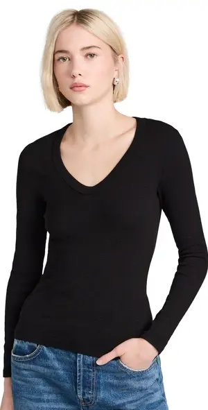 Enza Costa Slim Fit T-shirts For Women