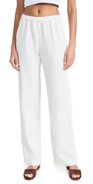 Enza Costa Twill Everywhere Trousers - Off White