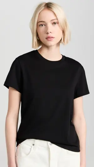 Vince Crew Neck Tee - Black