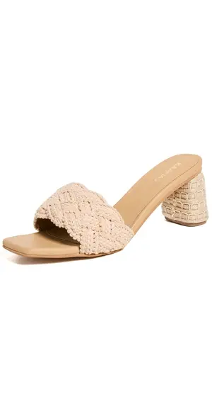 Kaanas Calliope Jute-wrapped Heels - Natural