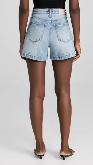 PISTOLA Saige Denim Shorts - French Riviera