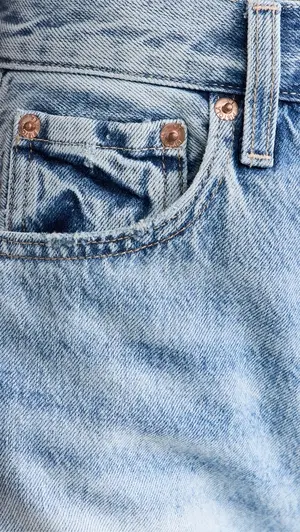 PISTOLA Saige Denim Shorts - French Riviera
