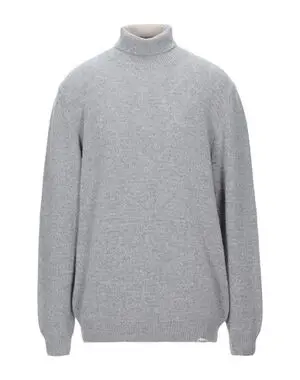 BROOKSFIELD Knitted Turtleneck Top - Grey