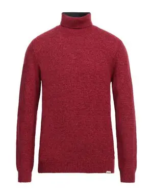 BROOKSFIELD Knitted Turtleneck Top - Red
