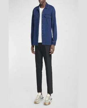 TOM FORD Apos;s Dark Wash Denim Overshirt