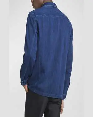 TOM FORD Apos;s Dark Wash Denim Overshirt
