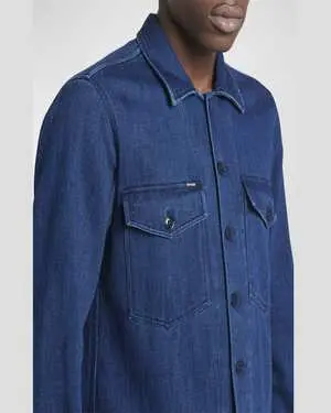 TOM FORD Apos;s Dark Wash Denim Overshirt