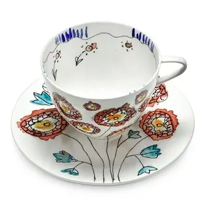 SERAX Marni Anemone Cappuccino Cup And Saucer - Multi