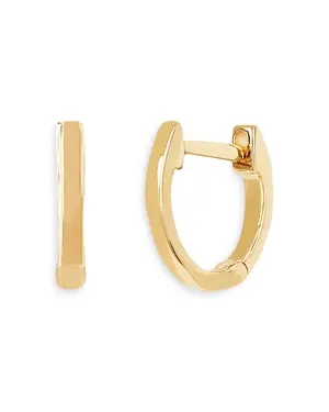 Ef Collection 14k Yellow Mini Huggie Hoop Earrings - Gold