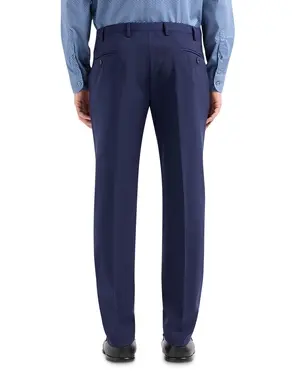 Emporio Armani Slim Fit Tropical Wool Trousers