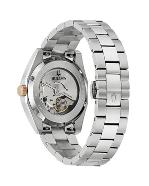 Bulova Classic Surveyor 39mm Watch - Red/silver