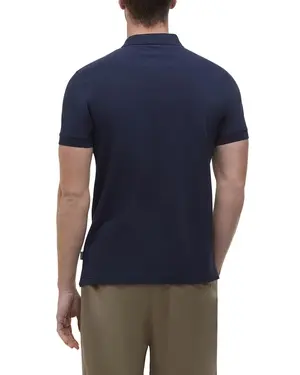 Barbour Blaine Cotton Pique Regular Fit Polo Shirt - Navy/pine