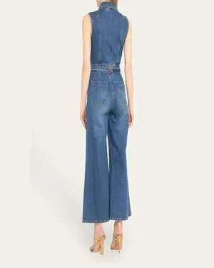 Ramy Brook Bell Denim Jumpsuit