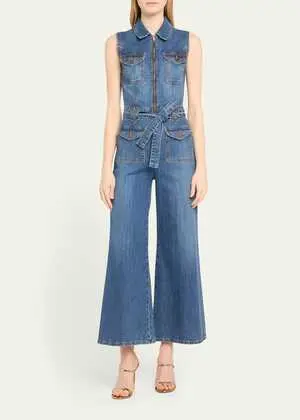 Ramy Brook Bell Denim Jumpsuit