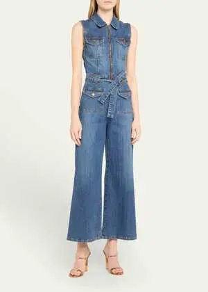 Ramy Brook Bell Denim Jumpsuit