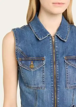 Ramy Brook Bell Denim Jumpsuit
