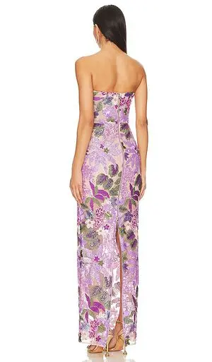 BRONX AND BRONCO Dahlia Gown - Lilac Multi