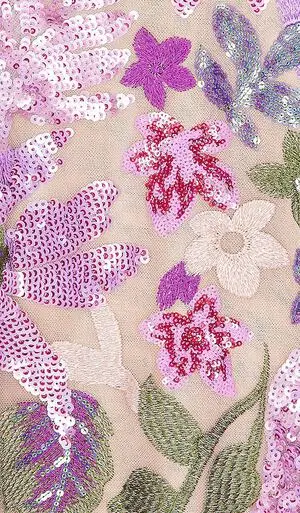 BRONX AND BRONCO Dahlia Gown - Lilac Multi