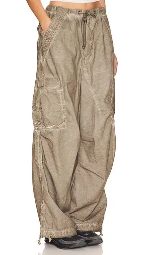 JADED LONDON Oil Wash Parachute Pants