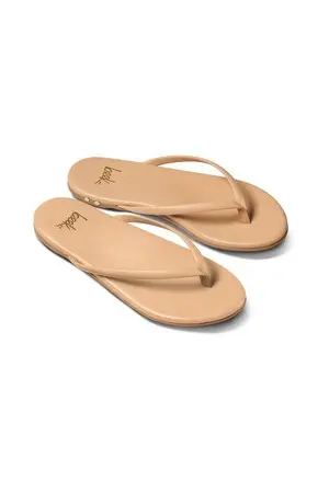 Beek Sunbeam Leather Flip-flop Sandal - Natural