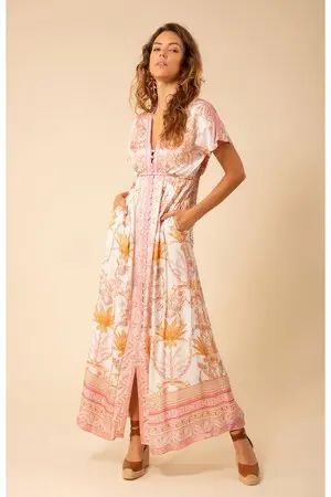 Hale Bob Andrea Maxi Dress - Pink