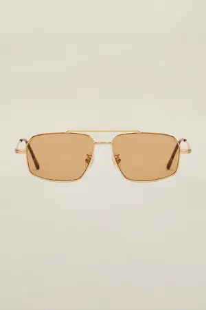 Devon Windsor Gold Tone Eyewear For Women