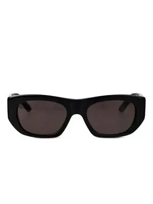 Alexander McQueen Geometric-frame Sunglasses - Black