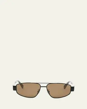 Celine Celine Triomphe Pilot Sunglasses Sblkbrn