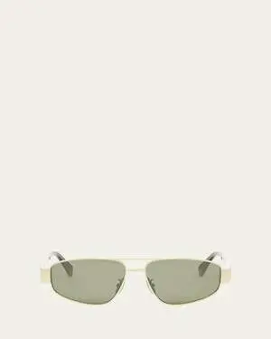 Celine Triomphe Pilot Sunglasses - Sengldgrn