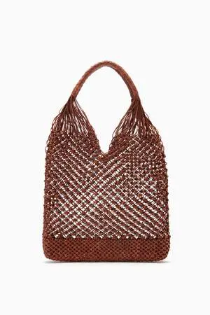 Ulla Johnson Tulia Large Knotted Hobo Handbag