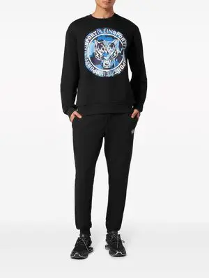 PLEIN SPORT Tiger-print Camouflage Sweatshirt