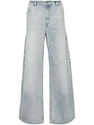 Courreges Mid Rise Jeans For Men