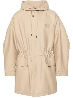 Jacquemus Le Parka Marrone Hooded Coat