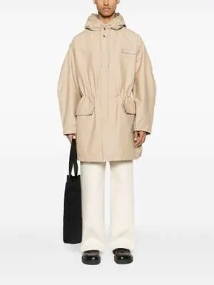 Jacquemus Le Parka Marrone Hooded Coat