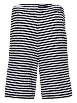 CHARLES JEFFREY Striped Towelling Shorts