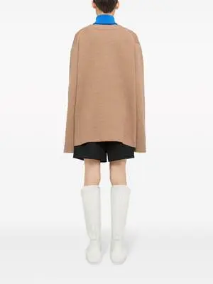 JIL SANDER Layered Wool-blend Jumper - Neutrals