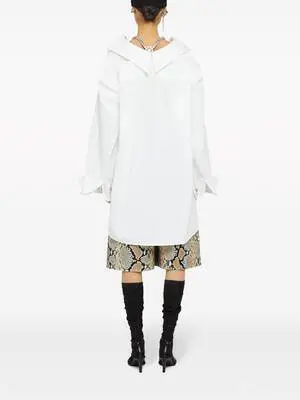 JIL SANDER Python-effect Leather Bermuda Shorts