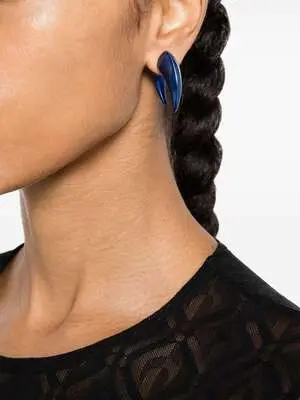MARINE SERRE Shamanic Moon Single Earring - Blue