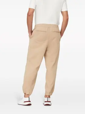 Brunello Cucinelli Straight-leg Cotton-blend Track Pants