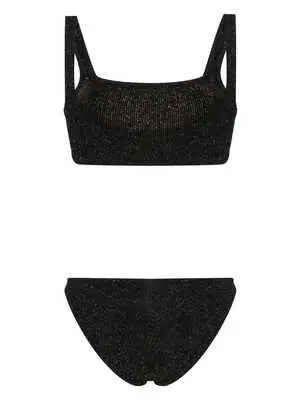 Hunza G Xandra Shirred Bikini - Black
