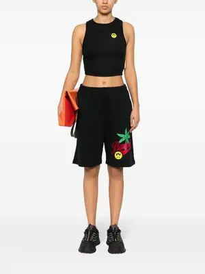 BARROW Logo-print Cropped Top