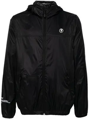 AAPE BY *A BATHING APE® Logo-appliqué Hooded Jacket