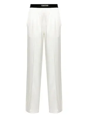 TOM FORD Satin Pajama Pants - White