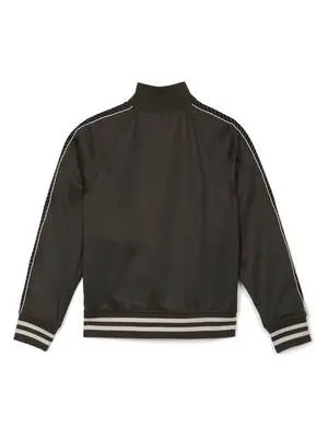 PURPLE BRAND Striped-edge Lightweight Jacket
