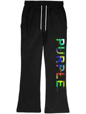 PURPLE BRAND P459 Rainbow Drip Track Pants