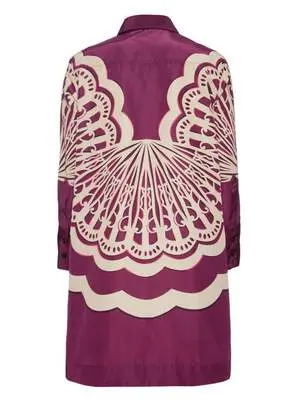 La DoubleJ Artemis Mini Shirt Dress - Purple