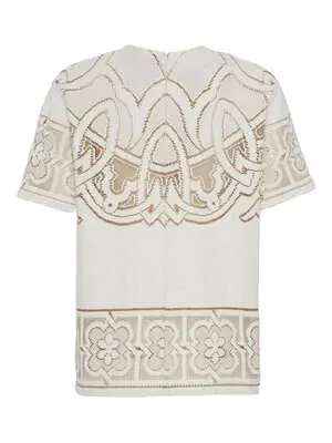La DoubleJ Lacey House Embroidered T-shirt